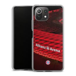 DeinDesign Xiaomi Mi 11 Lite 5G NE Handy Silikon H&uuml;lle Case transparent Handyh&uuml;lle Fcb Stadium Fc Bayern M&uuml;nchen Silikon Case