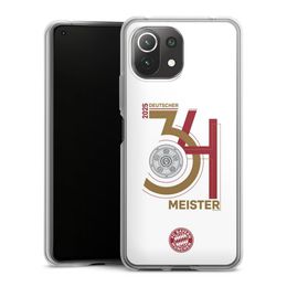 DeinDesign Xiaomi Mi 11 Lite 5G NE Handy Silikon H&uuml;lle Case transparent Handyh&uuml;lle Official Licensed Product Master Fc Bayern M&uuml;nchen Silikon Case