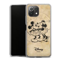 DeinDesign Xiaomi Mi 11 Lite 5G NE Handy Silikon H&uuml;lle Case transparent Handyh&uuml;lle Minnie Mouse Vintage Mickey Mouse Silikon Case