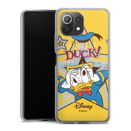 DeinDesign Xiaomi Mi 11 Lite 5G NE Handy Silikon H&uuml;lle Case transparent Handyh&uuml;lle Donald Duck Disney Official Licensed Product Silikon Case