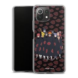 DeinDesign Xiaomi Mi 11 Lite 5G NE Handy Silikon H&uuml;lle Case transparent Handyh&uuml;lle Official Licensed Product Akatsuki Naruto Shippuden Silikon Case