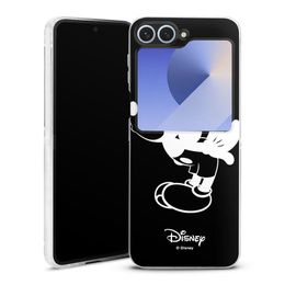 DeinDesign Galaxy Z Flip 6 Handy Hard Case Schutzh&uuml;lle transparent Smartphone Handy H&uuml;lle Disney Mickey Mouse Official Licensed Product Hard Case