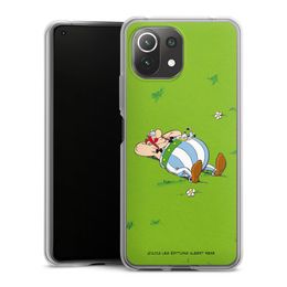 DeinDesign Xiaomi Mi 11 Lite 5G NE Handy Silikon H&uuml;lle Case transparent Handyh&uuml;lle Asterix Obelix Official Licensed Product Silikon Case