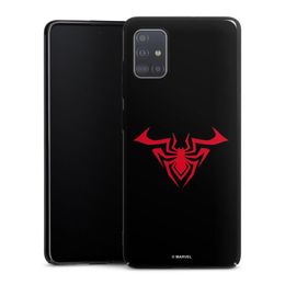 DeinDesign Galaxy A51 Handy Hard Case Schutzh&uuml;lle schwarz Smartphone Backcover Spiderman Logo Marvel Hard Case
