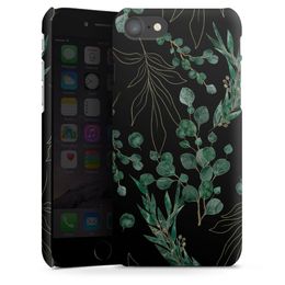 DeinDesign iPhone SE (2020) Handy Premium Case Smartphone Handyh&uuml;lle Schutzh&uuml;lle matt Eukalyptus Leaves Nature Premium Case