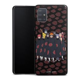 DeinDesign Galaxy A51 Handy Hard Case Schutzh&uuml;lle schwarz Smartphone Backcover Akatsuki Naruto Shippuden Official Licensed Product Hard Case