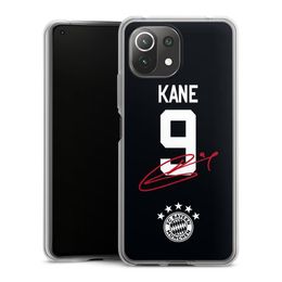 DeinDesign Xiaomi Mi 11 Lite 5G NE Handy Silikon H&uuml;lle Case transparent Handyh&uuml;lle Fc Bayern M&uuml;nchen Harry Kane Jersey Silikon Case