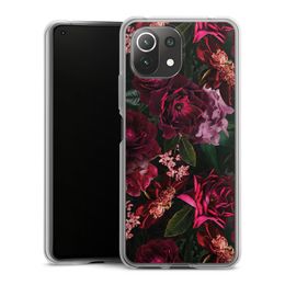 DeinDesign Xiaomi Mi 11 Lite 5G NE Handy Silikon H&uuml;lle Case transparent Handyh&uuml;lle Blossom Flowers Rose Silikon Case