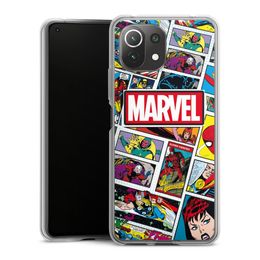 DeinDesign Xiaomi Mi 11 Lite 5G NE Handy Silikon H&uuml;lle Case transparent Handyh&uuml;lle Muster Comic Marvel Silikon Case