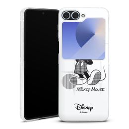 DeinDesign Galaxy Z Flip 7 FE Handy Hard Case Schutzh&uuml;lle transparent Smartphone Handy H&uuml;lle Official Licensed Product Disney Mickey Mouse Hard Case