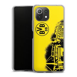 DeinDesign Xiaomi Mi 11 Lite 5G NE Handy Silikon H&uuml;lle Case transparent Handyh&uuml;lle Stadium Bvb Borussia Dortmund Silikon Case