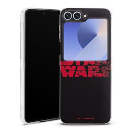 DeinDesign Galaxy Z Flip 7 FE Handy Hard Case Schutzh&uuml;lle transparent Smartphone Handy H&uuml;lle Star Wars Logo Merchandise Hard Case