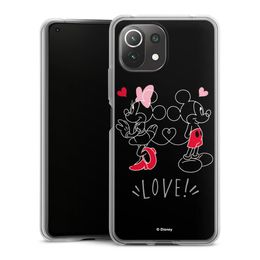 DeinDesign Xiaomi Mi 11 Lite 5G NE Handy Silikon H&uuml;lle Case transparent Handyh&uuml;lle Disney Love Silikon Case