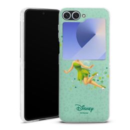 DeinDesign Galaxy Z Flip 6 Handy Hard Case Schutzh&uuml;lle transparent Smartphone Handy H&uuml;lle Official Licensed Product Disney Tinkerbells Hard Case