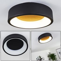 hofstein Kampala Deckenleuchte LED Schwarz, 1-flammig