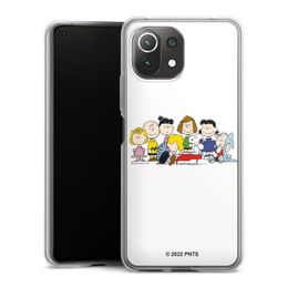 DeinDesign Xiaomi Mi 11 Lite 5G NE Handy Silikon H&uuml;lle Case transparent Handyh&uuml;lle Merchandise Kindheit Peanuts Silikon Case
