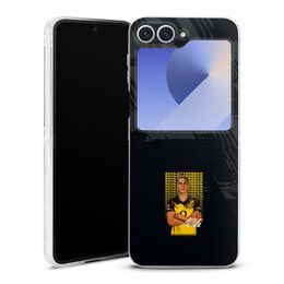 DeinDesign Galaxy Z Flip 6 Handy Hard Case Schutzh&uuml;lle transparent Smartphone Handy H&uuml;lle Nico Schlotterbeck Borussia Dortmund Bvb Hard Case