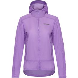 Gore Wear GOREWEAR Fernflow Hooded Funktionsjacke Damen - Gr&ouml;&szlig;e S - lila