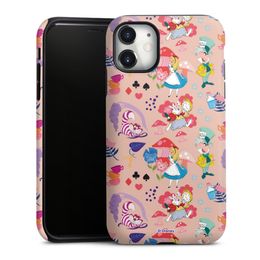 DeinDesign iPhone 11 Handy Panzer Handyh&uuml;lle robuste Outdoor H&uuml;lle Schutzh&uuml;lle matt Alice In Wonderland Muster Disney Tough Case
