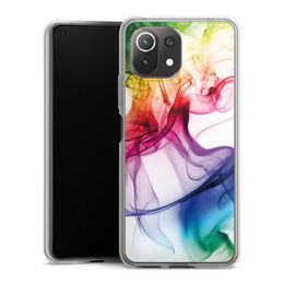 DeinDesign Xiaomi Mi 11 Lite 5G NE Handy Silikon H&uuml;lle Case transparent Handyh&uuml;lle Colour Rainbow Water Silikon Case