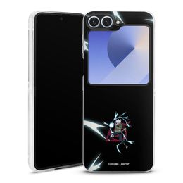 DeinDesign Galaxy Z Flip 6 Handy Hard Case Schutzh&uuml;lle transparent Smartphone Handy H&uuml;lle Kakashi Naruto Shippuden Official Licensed Product Hard Case