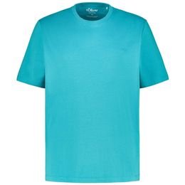 Herren Gro&szlig;e Gr&ouml;&szlig;en | s.Oliver T-Shirt aus Baumwolle Farbe petrol Gr&ouml;&szlig;e: 5XL