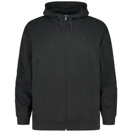 Herren Gro&szlig;e Gr&ouml;&szlig;en | North Sweatjacke mit Label-Print Farbe schwarz Gr&ouml;&szlig;e: 6XL