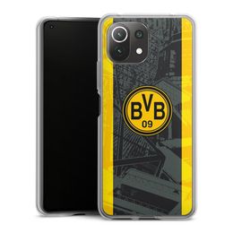 DeinDesign Xiaomi Mi 11 Lite 5G NE Handy Silikon H&uuml;lle Case transparent Handyh&uuml;lle Bvb Stadium Borussia Dortmund Silikon Case