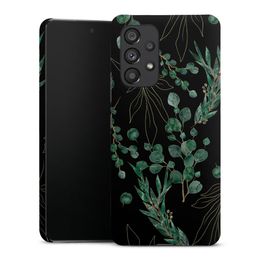 DeinDesign Galaxy A53 5G Handy Premium Case Smartphone Handyh&uuml;lle Schutzh&uuml;lle matt Eukalyptus Leaves Nature Premium Case