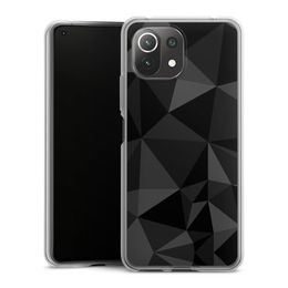 DeinDesign Xiaomi Mi 11 Lite 5G NE Handy Silikon H&uuml;lle Case transparent Handyh&uuml;lle Muster Geometric Abstract Silikon Case