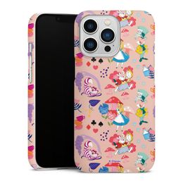 DeinDesign iPhone 13 Pro Handy Premium Case Smartphone Handyh&uuml;lle Schutzh&uuml;lle matt Alice In Wonderland Muster Disney Premium Case