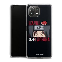 DeinDesign Xiaomi Mi 11 Lite 5G NE Handy Silikon H&uuml;lle Case transparent Handyh&uuml;lle Manga Itachi Uchiha Naruto Shippuden Silikon Case