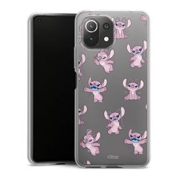 DeinDesign Xiaomi Mi 11 Lite 5G NE Handy Silikon H&uuml;lle Case transparent Handyh&uuml;lle Lilo & Stitch Angel Disney Silikon Case