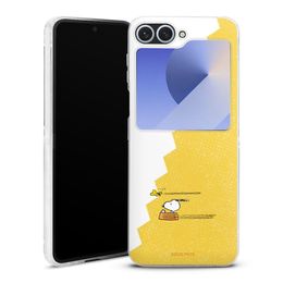 DeinDesign Galaxy Z Flip 6 Handy Hard Case Schutzh&uuml;lle transparent Smartphone Handy H&uuml;lle Children Peanuts Snoopy Hard Case