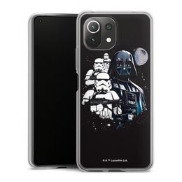 DeinDesign Xiaomi Mi 11 Lite 5G NE Handy Silikon H&uuml;lle Case transparent Handyh&uuml;lle Movie Star Wars Weltall Silikon Case