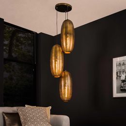 hofstein Cosmic Pendelleuchte Antik, 3-flammig