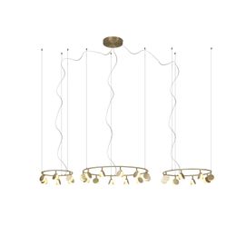 Mantra SHELL Pendelleuchte LED Gold, 26-flammig