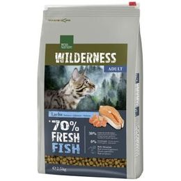 REAL NATURE WILDERNESS Trockenfutter Katze, Adult, Fresh Fish, Lachs 2,5 kg
