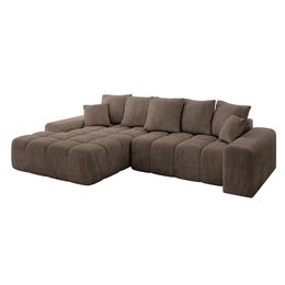 Altdecor Ecksofa, Braun, Kunststoff, 5-Sitzer, L-Form, 267x164 cm, Wohnzimmer, Sofas & Couches, Wohnlandschaften, Ecksofas