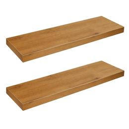 Begryf Wandboard, Erle, Holzwerkstoff, Metall, 80x3.8x20 cm, Wohnzimmer, Regale, Wandboards