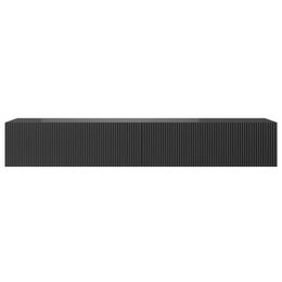 Selsey Tv-H&auml;ngeboard, Schwarz, Holzwerkstoff, 175x28.5x31.6 cm, Wohnzimmer, Wohnw&auml;nde, Lowboards, Lowboards stehend