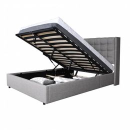 Weber Industries Bettkasten, Grau, Holzwerkstoff, 160x200 cm, Schlafzimmer, Betten