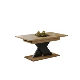 Endo-Moebel Couchtisch, Eiche Wotan, Holzwerkstoff, Rechteckig,Rechteckig, 65x54x110 cm, Wohnzimmer, Wohnzimmertische, Couchtische