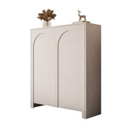 Highboard, Kaschmir, Holzwerkstoff, 104x119x35 cm, Wohnzimmer, Kommoden & Sideboards, Highboards