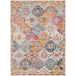 Livabliss Vintage-Teppich, Mehrfarbig, Orange, Textil, Orientalisch, Rechteckig, 160x220 cm, Oeko-Tex&reg; Standard 100, in verschiedenen Gr&ouml;&szlig;en erh&auml;ltlich, Teppiche & B&ouml;den, Teppiche, Vintage-Teppiche