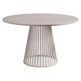 Mirjan24 Esstisch, Kaschmir, Metall, Rund,Rund, 100x76x100 cm, Esszimmer, Tische, Esstische