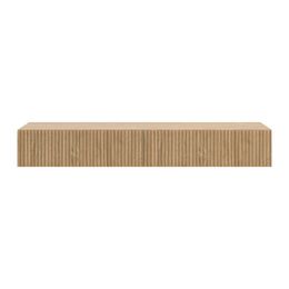 Selsey Wandkonsole, Eiche, Holzwerkstoff, 2 Schubladen, Rechteckig,Rechteckig, 110x17x40 cm, Wohnzimmer, Wohnzimmertische, Konsolentische