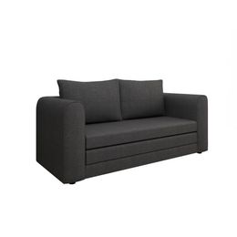 Homesy Schlafsofa, Dunkelgrau, Holz, 160x78x69 cm, Wohnzimmer, Sofas & Couches, Schlafsofas