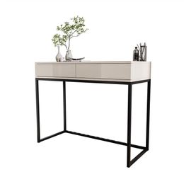 Lookway Konsole, Kaschmir, Schwarz, Holzwerkstoff, 100x81x42 cm, Wohnzimmer, Wohnzimmertische, Konsolentische