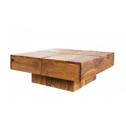 Riess Ambiente riess-ambiente Couchtisch, Braun, Braun, Holz, Holz, Sheesham, Rechteckig, 70x35x70 cm, Wohnzimmer, Wohnzimmertische, Couchtische